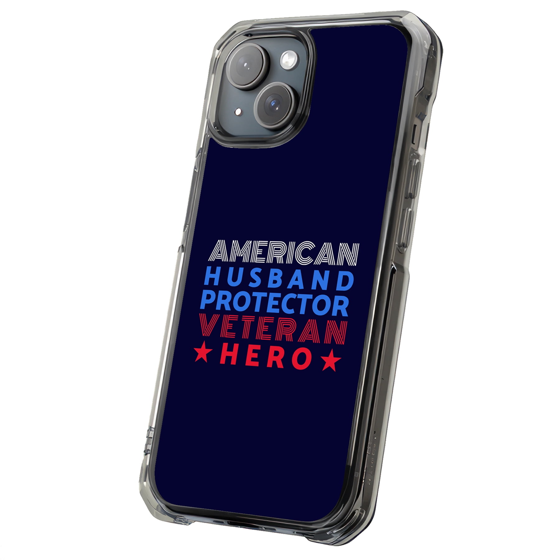 For Apple iPhone 12 Pro Max, MagSafe Rugged Case, Veteran Hero Print ...