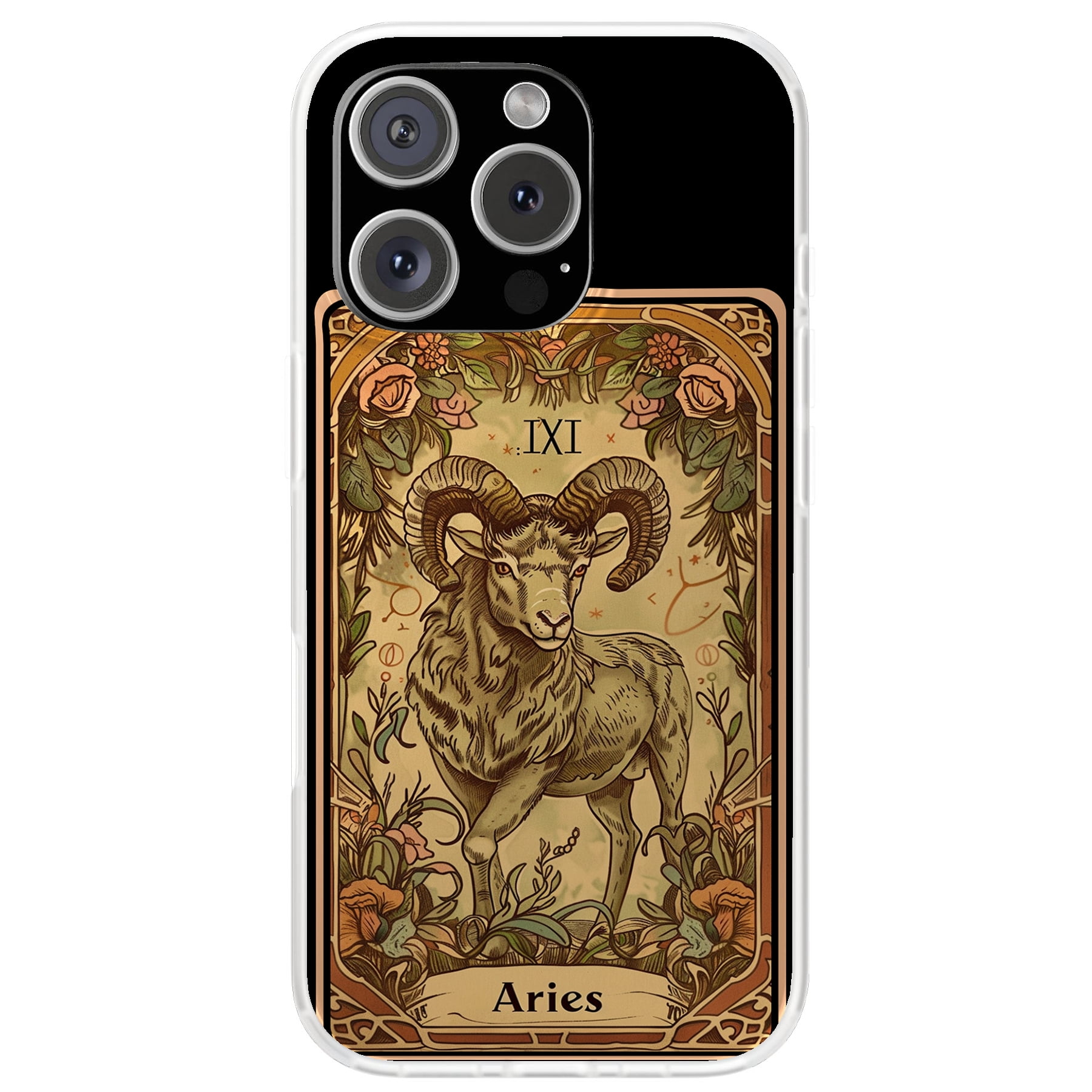 For Apple iPhone 12 Pro Max, Soft Matte Case, Zodiac Aries Print ...