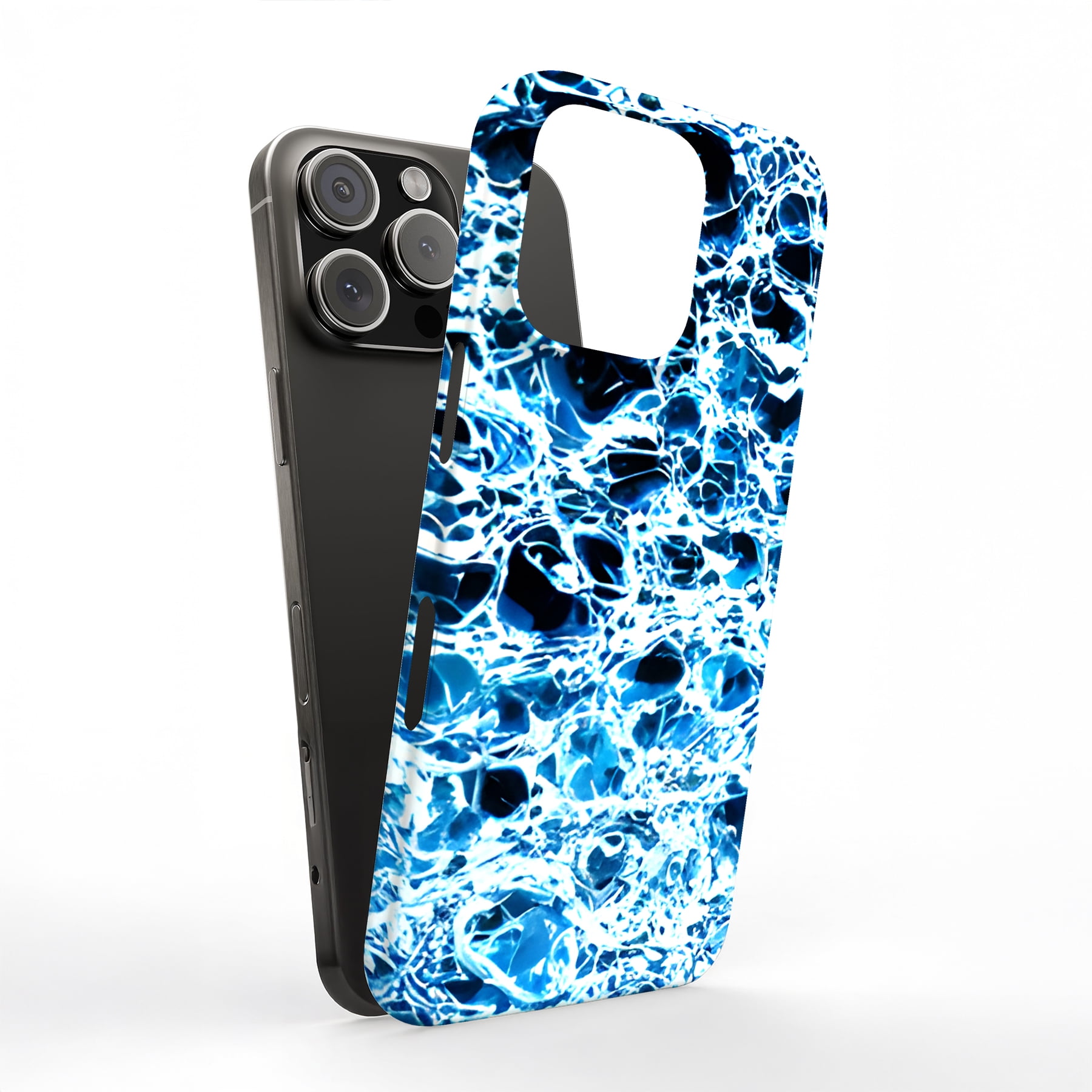 For Apple iPhone 13, Hard Shell Case, Blue Water 2 Print, Styles to ...