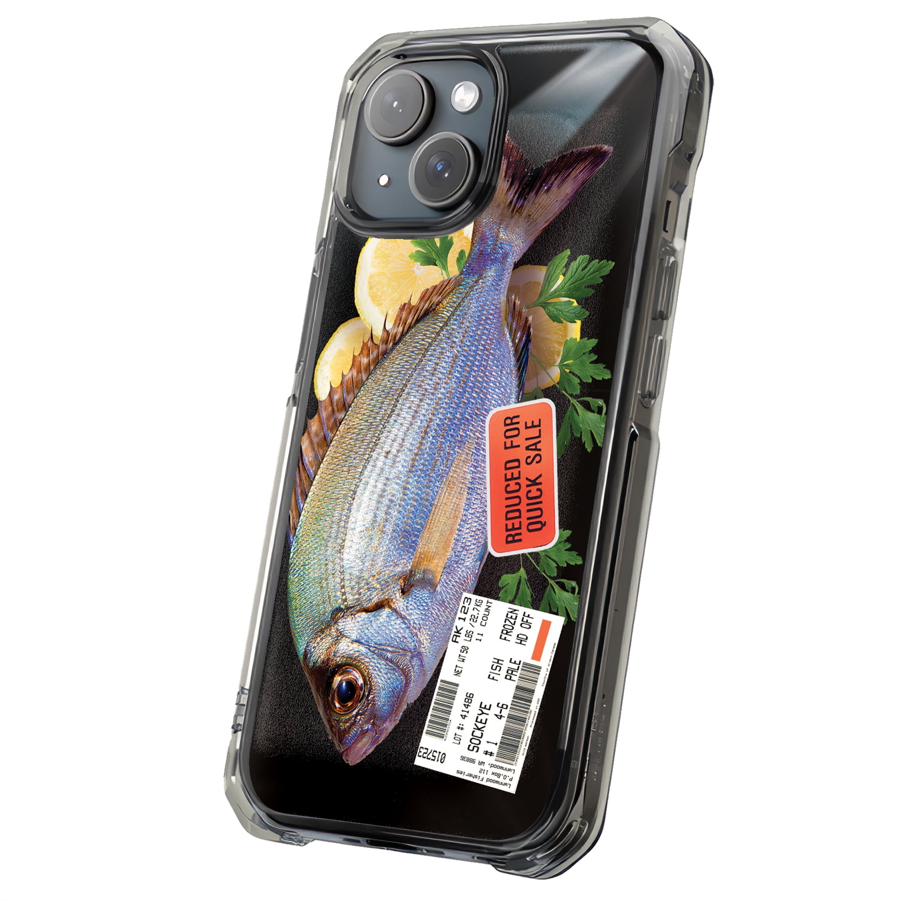 For Apple iPhone 13 Pro, MagSafe Rugged Case, Fish Print, Styles to ...