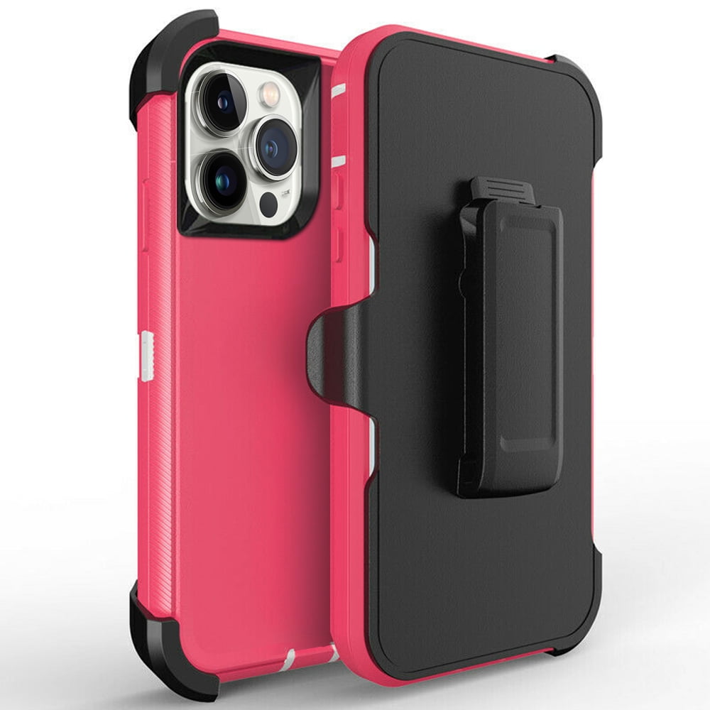 For Apple iPhone 13 Pro Max 6.7 inch Heavy Duty Defender Armor Hybrid ...