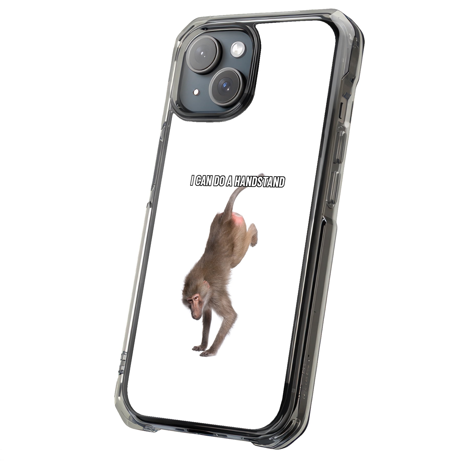 For Apple iPhone 13 Pro Max, MagSafe Rugged Case, Meme Monkey Print ...