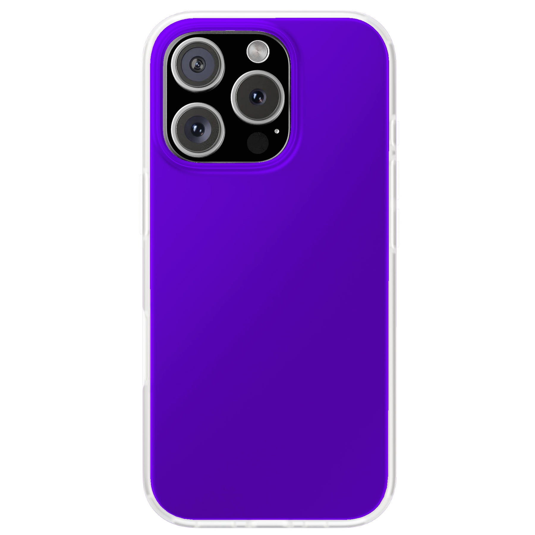 For Apple iPhone 13 Pro Max, Soft Matte Case, Blue Violet Print, USA ...