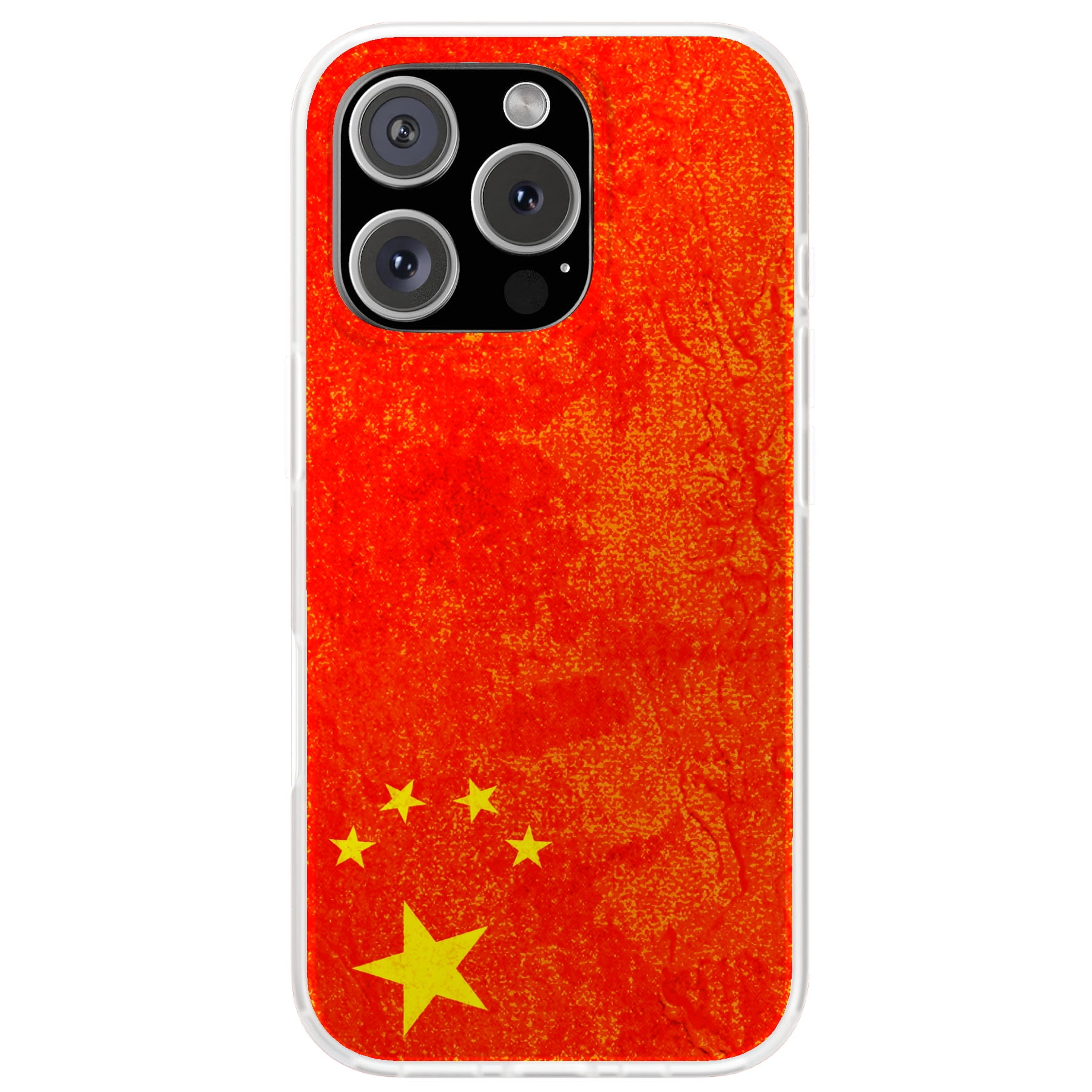 For Apple iPhone 13 Pro Max, Soft Matte Case, Old Flag China Print ...