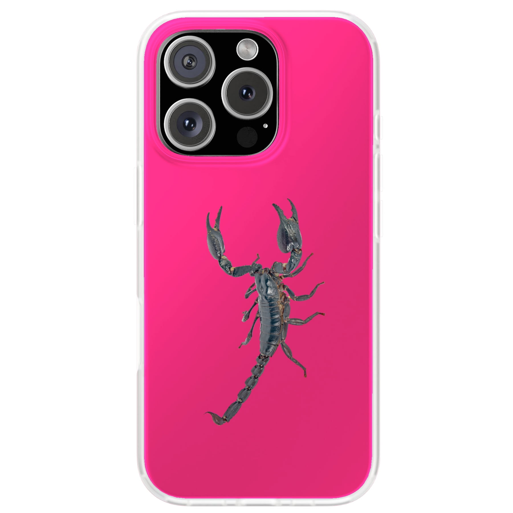 For Apple iPhone 13 Pro, Soft Matte Case, Scorpion Photo Print, Styles ...