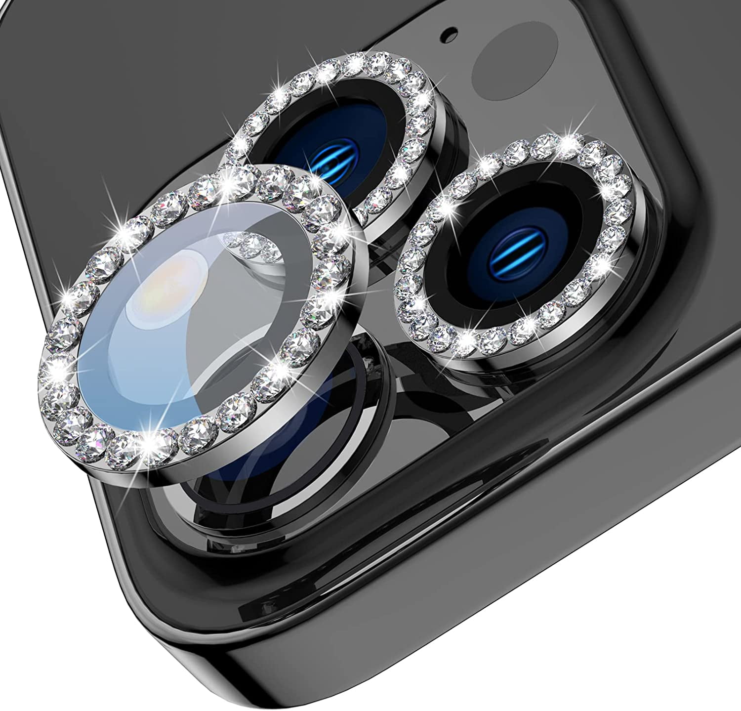 For Apple iPhone 13 Pro / iPhone 13 Pro Max Diamond Bling Ring Crystal ...