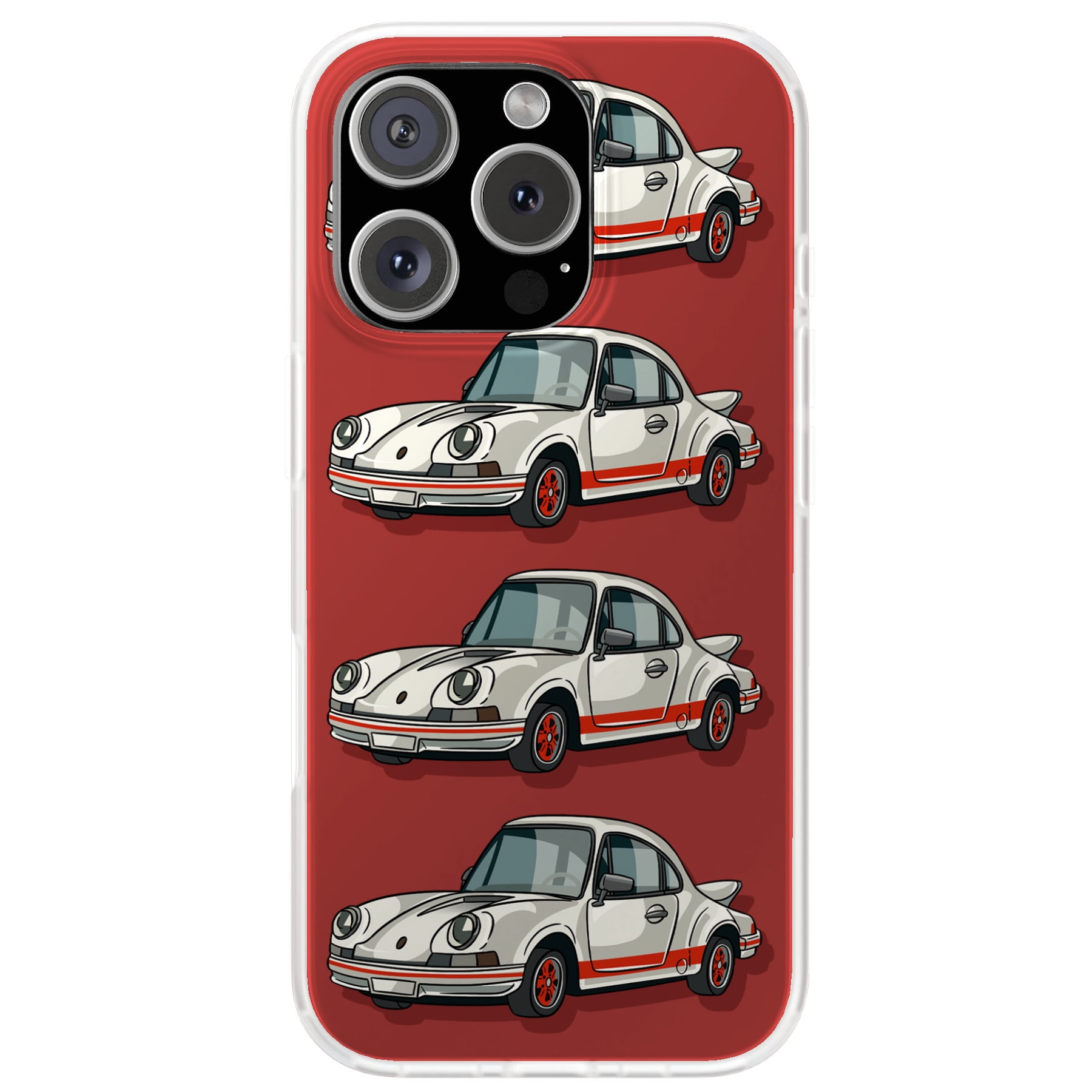 For Apple iPhone 13, Soft Matte Case, Sport Race Car Print, Styles to ...