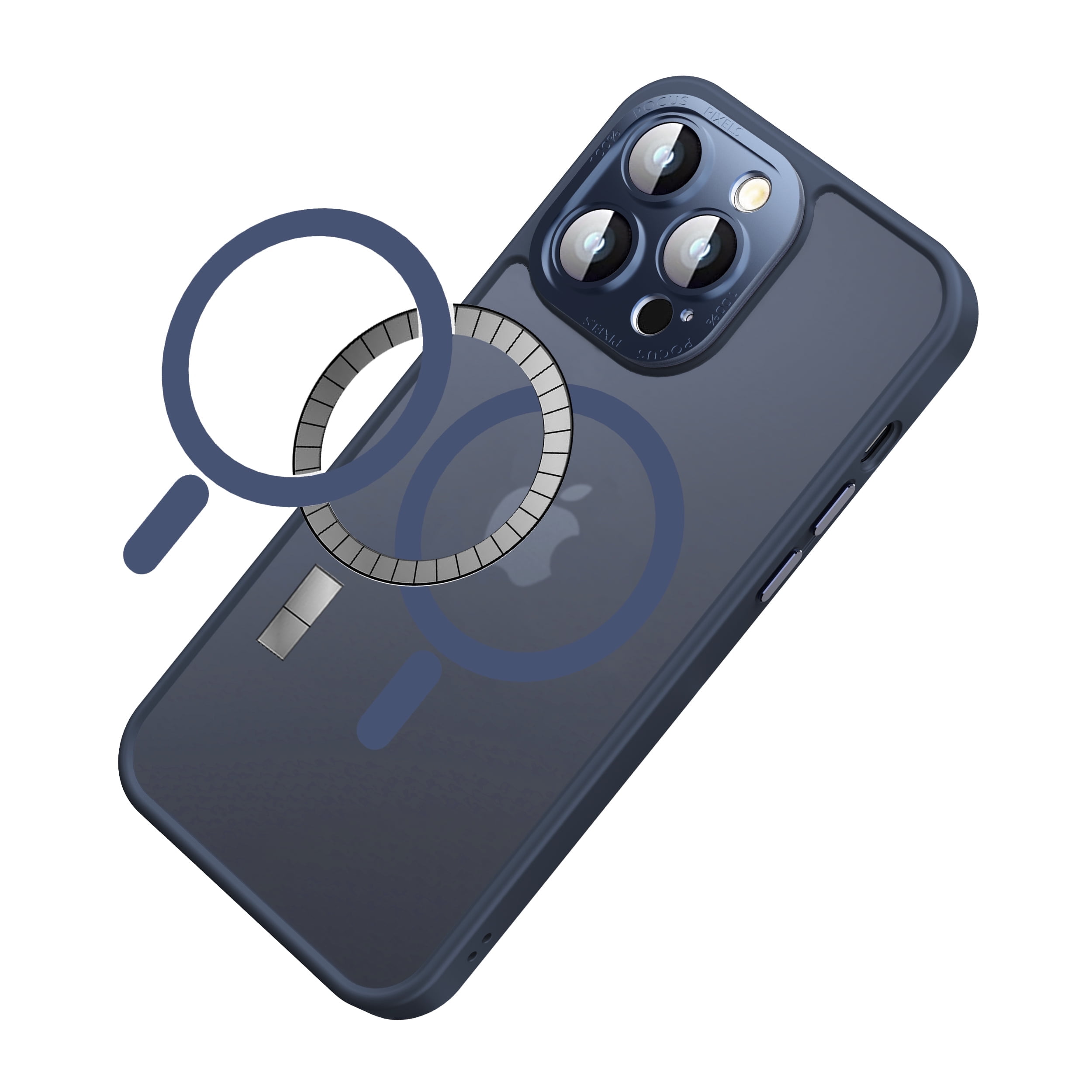 For Apple iPhone 14 /6.1" Complete Protection HQ Hybrid with Metal ...
