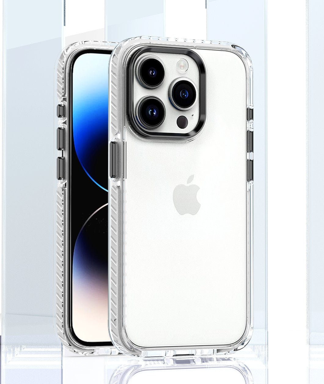 For Apple iPhone 15 Pro Max 6.7 inch Full Body Clear TPU Bumper ...