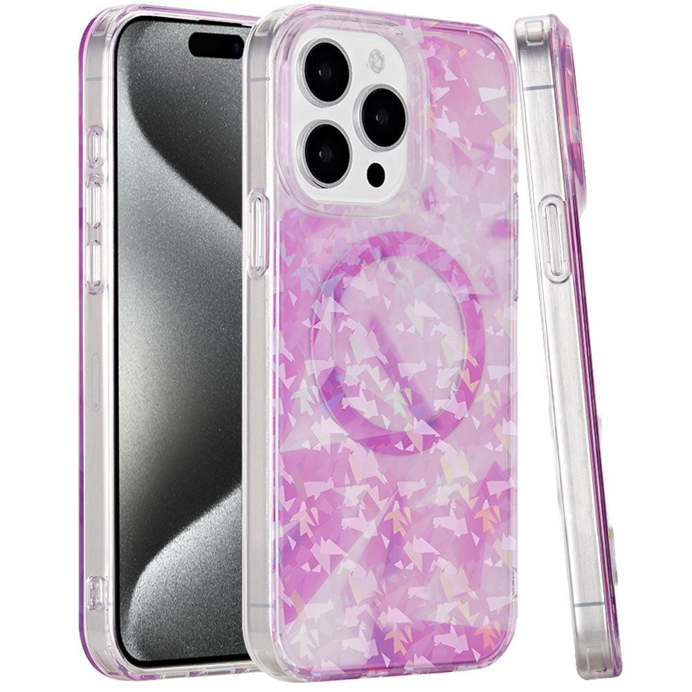 For Apple iPhone 16 Plus (6.7") Floral Pattern Design Cute Clear Hybrid ...