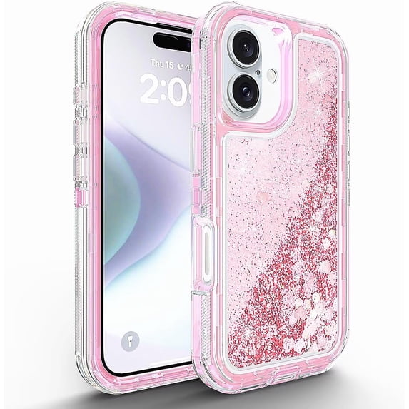 For Apple iPhone 16 Plus Dual Layer Protective Shockproof Tough ...