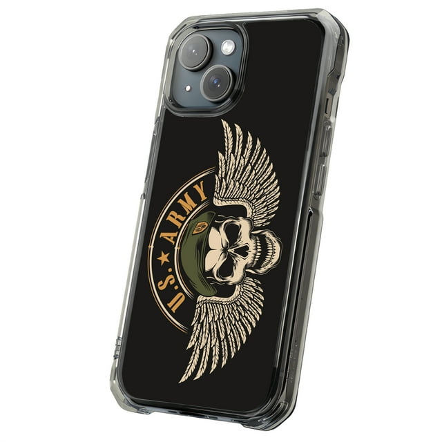 For Apple iPhone 16 Pro, MagSafe Rugged Case, US Army 3 Print, USA ...