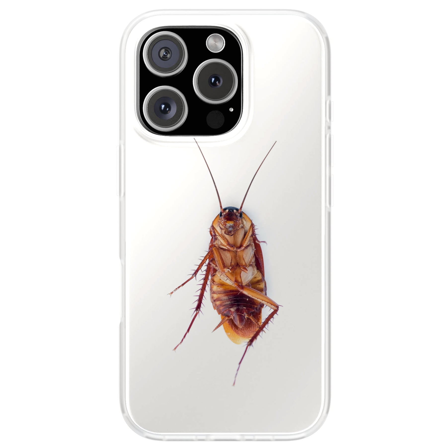For Apple iPhone 16 Pro, Soft Matte Case, Cockroach Photo Print, Styles ...