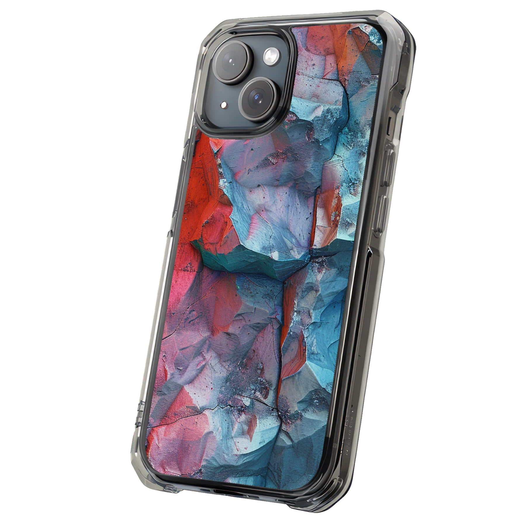 For Apple iPhone 8, MagSafe Rugged Case, Stone Texture 1 Print, Styles ...