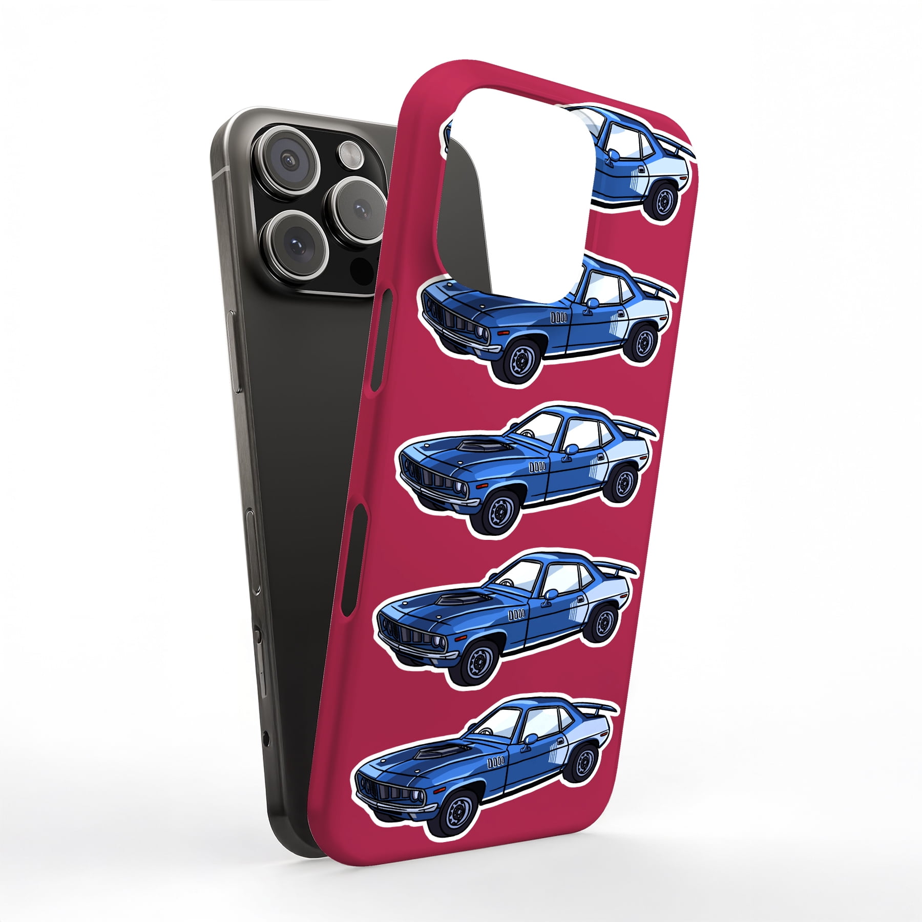 For Apple iPhone 8 Plus, Hard Shell Case, Hemi Cuda Print, Styles to ...