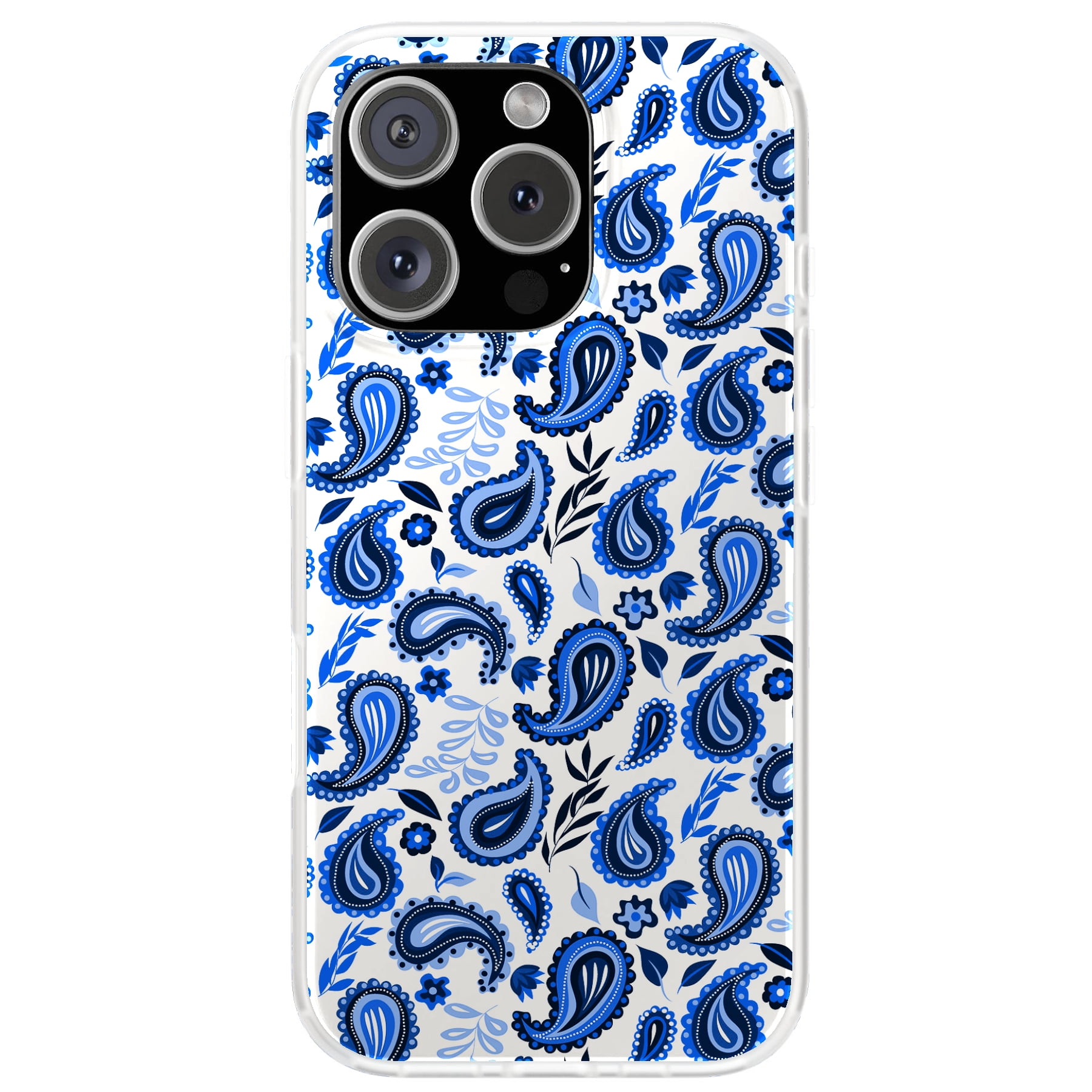 For Apple iPhone 8 Plus, Soft Matte Case, Blue Bandana Print, USA ...