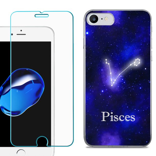 For Apple iPhone SE 2020 Case, Slim-Fit TPU Phone Case, with Tempered ...