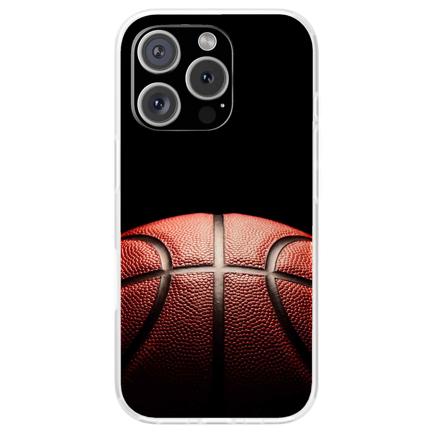 For Apple iPhone XS MAX, Soft Matte Case, Basketball Fade Print, USA ...