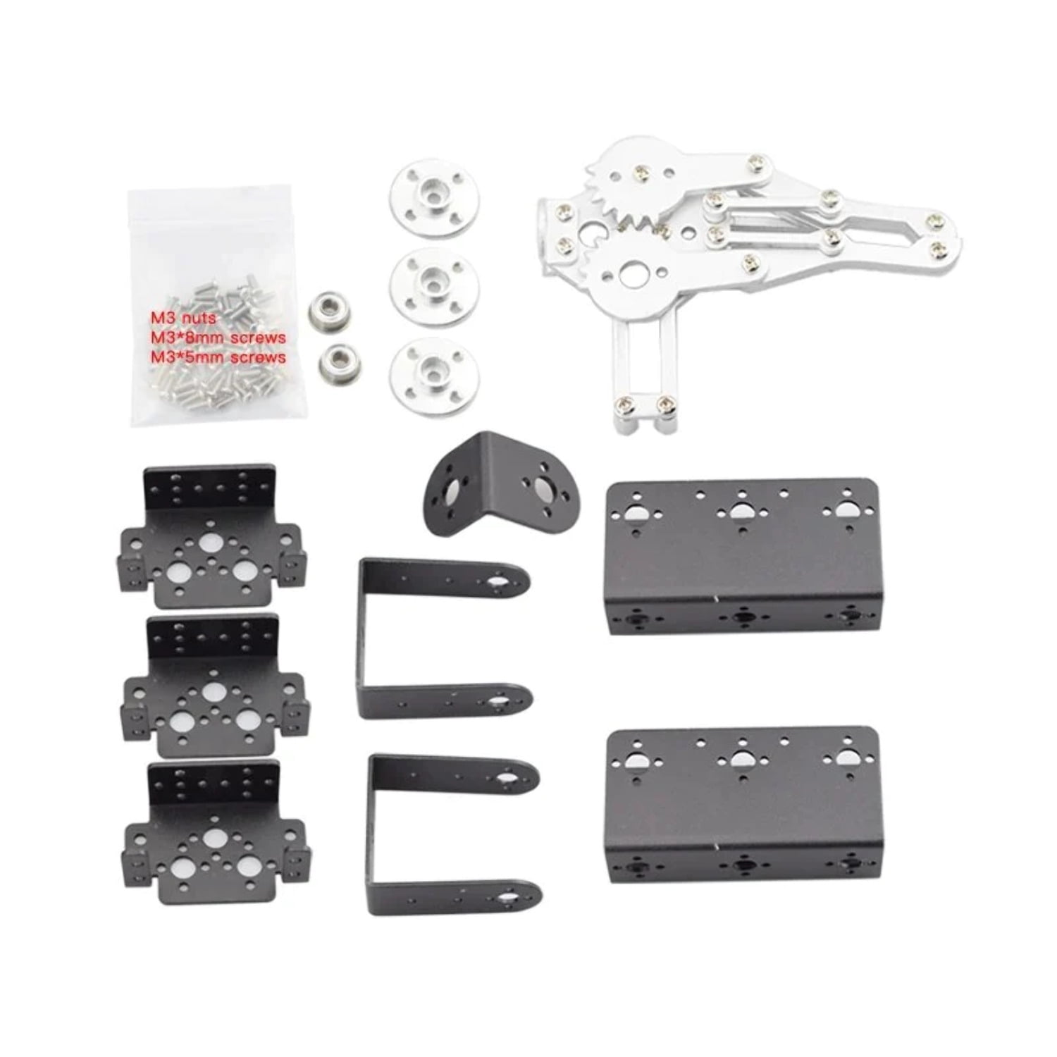 For Arduino 4 Asix Robot Arm Manipulator with 4pcs 180 Degree MG996r ...