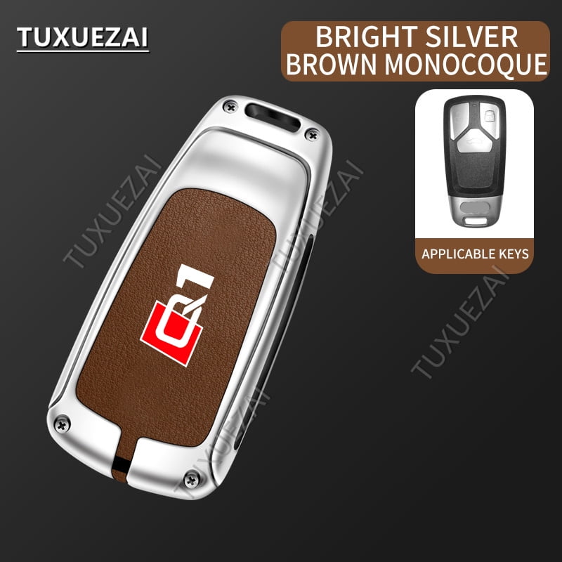 For Audi Q1 Car Remote Key Cover Case A4 A5 A6 A7 Q5 Q6 Q7 B style 3 ...