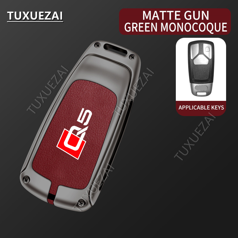 For Audi Q5 Car Remote Key Cover Case B style 3 buttons Cover A4 A6 A7 ...