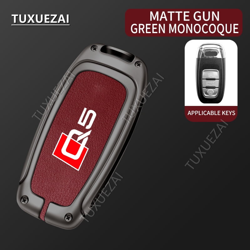 For Audi Q5 Car Remote Key Cover Case D style 3 buttons Cover A4 A6 A7 ...