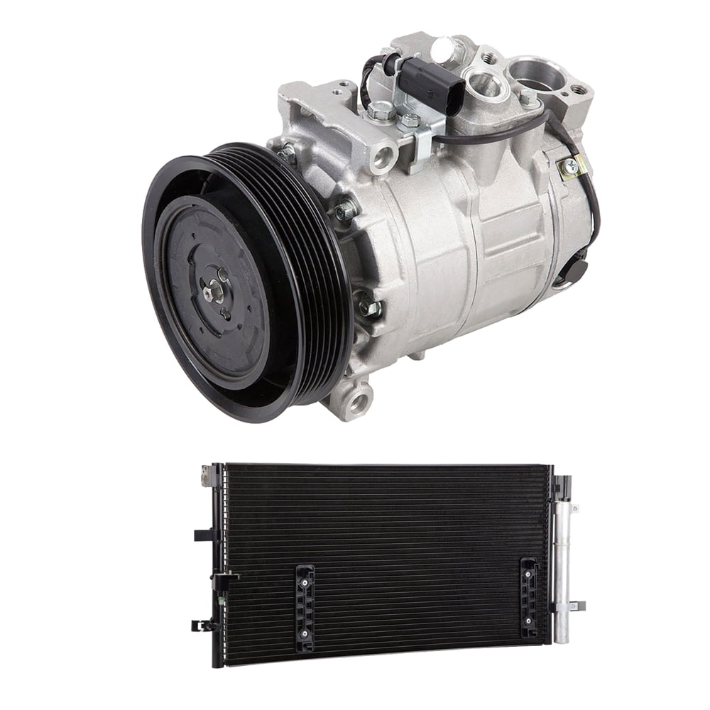 For Audi Q5 S5 S4 AC Compressor w/ A/C Condenser & Drier - BuyAutoParts ...