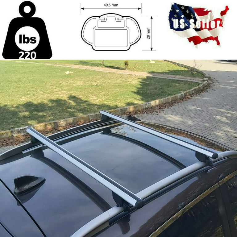 For Audi Q5 SQ5 2018 2021 Aluminum Roof Top Cross Roof Rack Cross Bars Cargo Carrier Bar Set