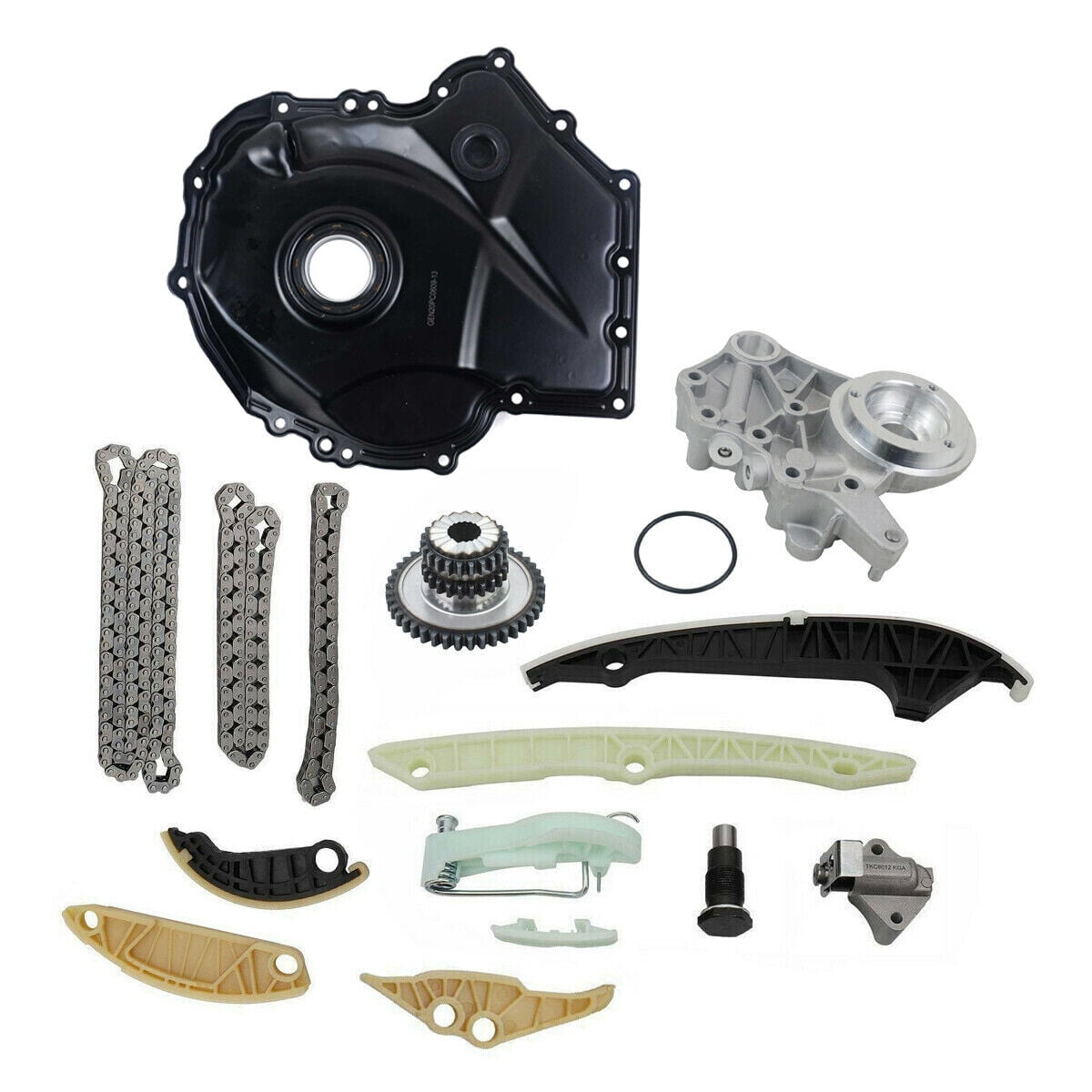 For Audi VW 2.0L Jetta GTI A4 TT Q5 Timing Chain Kit, Engine Cover ...