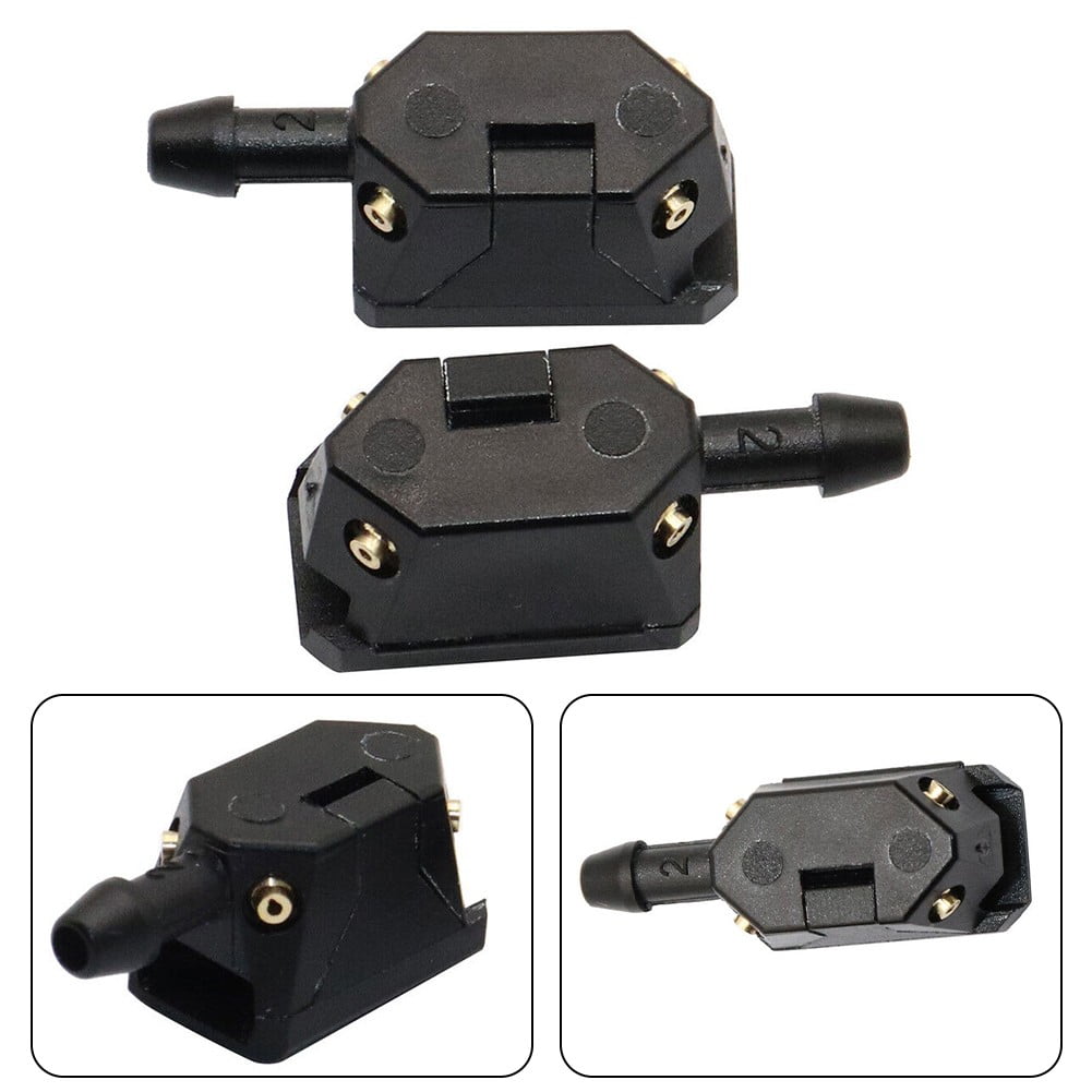 For Auto Repair Front Spray Nozzle Car Washer Nozzle Black Color Easy ...