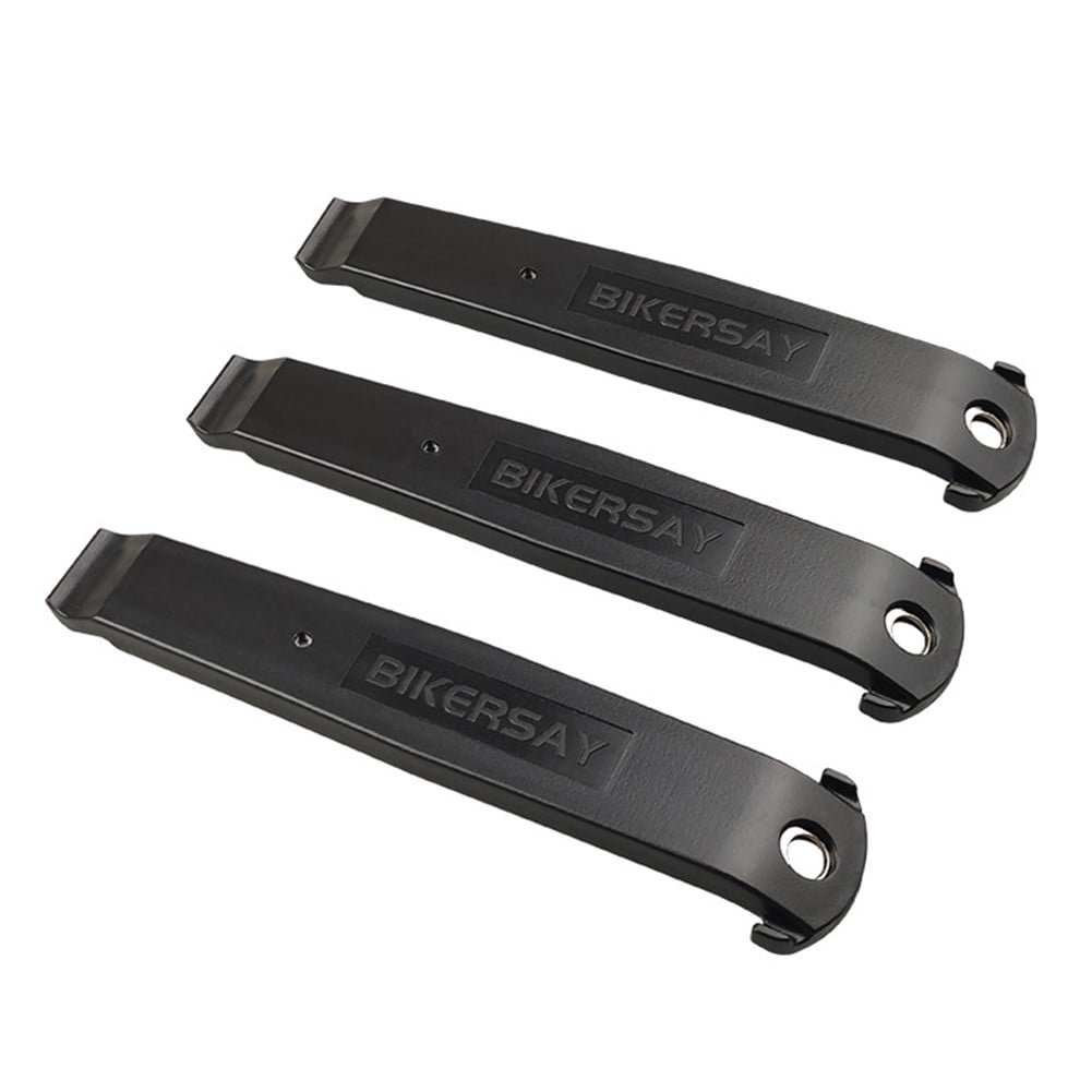 For BIKERSAY Bicycle Crowbar BT120L About 52g Metal Tire Iron Cycling black YIWEI - Walmart.com