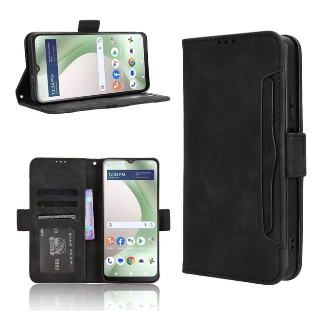 For BLU View 5/ View 5 4 Pro Wallet Case Magnetic Cover Photo Holder ...