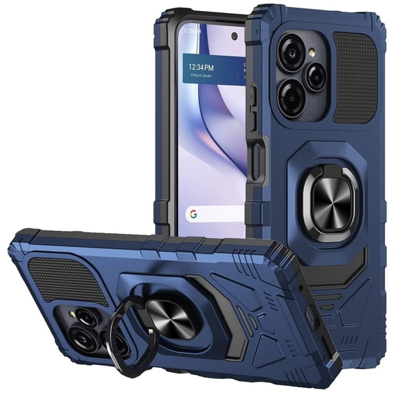 For BLU View Speed Ultra 5G B1660V Robotic Ring Kickstand Phone Case ...