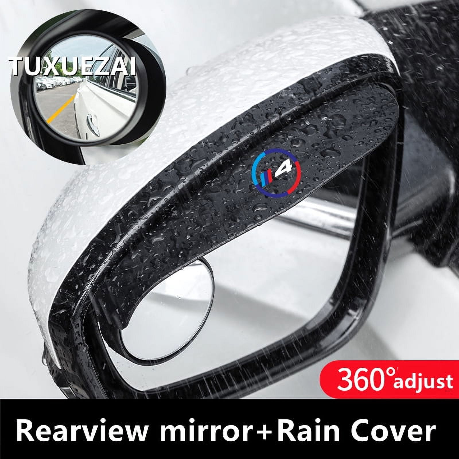 For BMW 4 Series Car Rear View Mirror Sticker Rain Eyebrow Weatherstrip ...