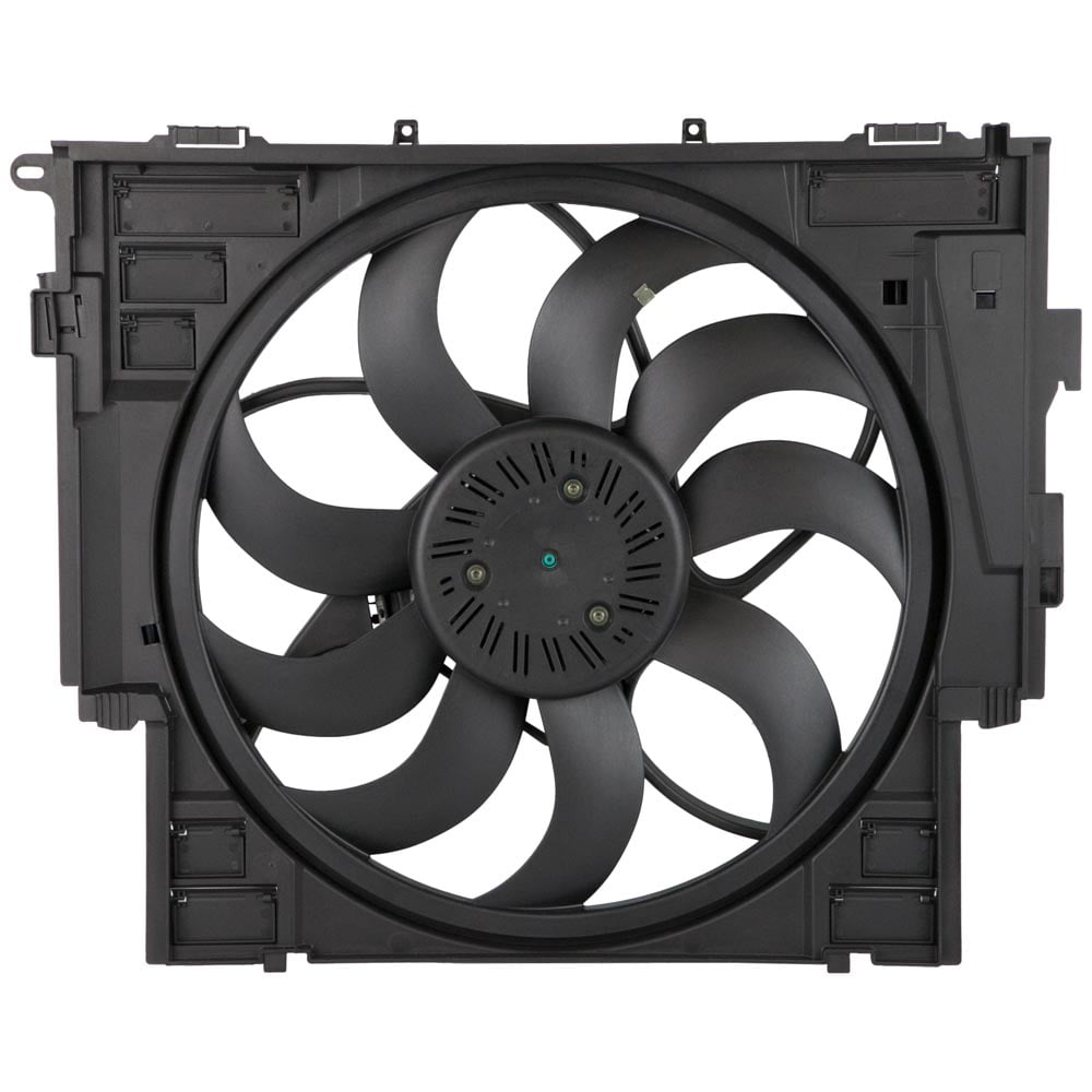 For BMW 528i 2012 2013 2014 2015 2016 Radiator Cooling Fan Assembly ...