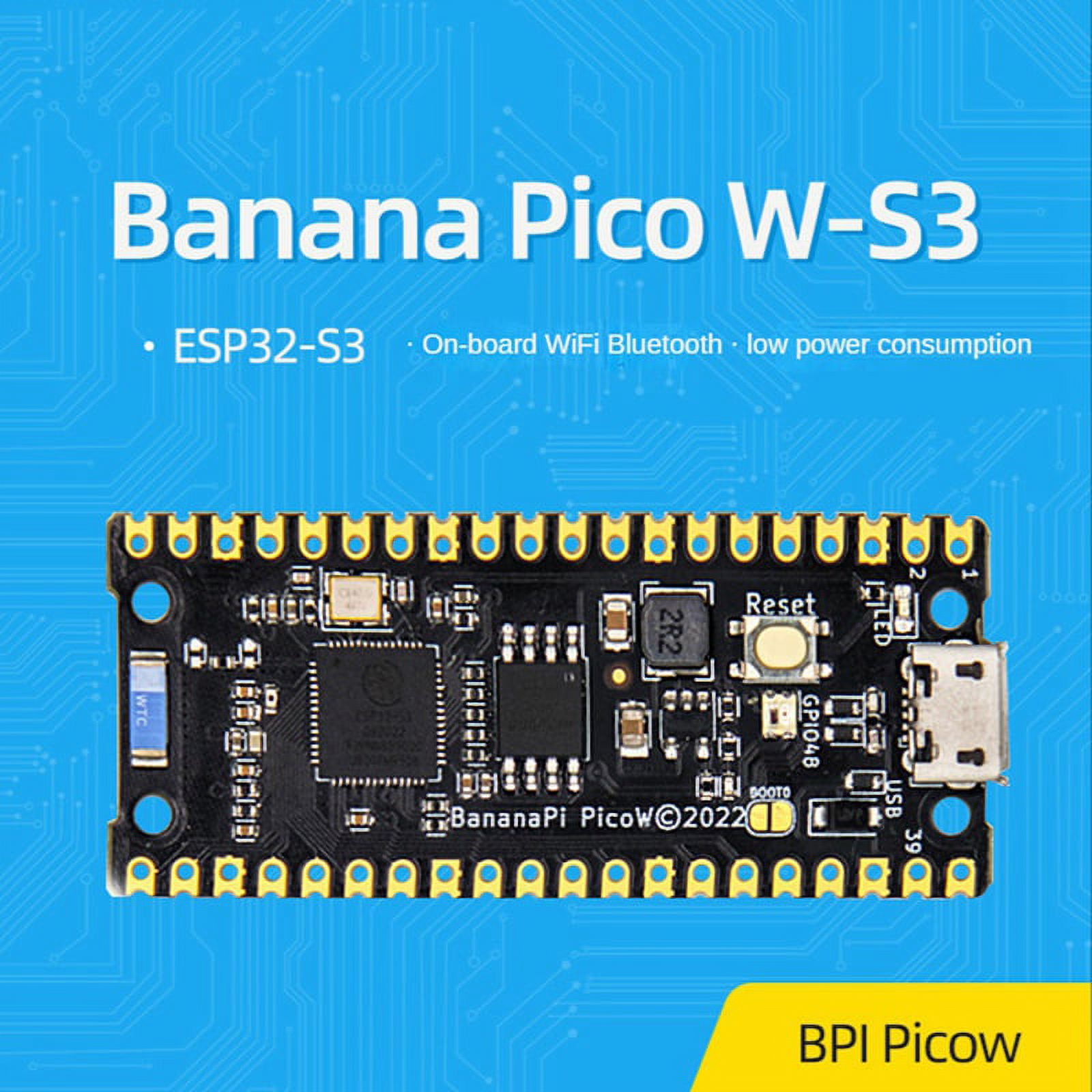 For Banana Pi Picow S3 Development Board With Usb Cable Esp32 S3 Low Powered Microcontrollers