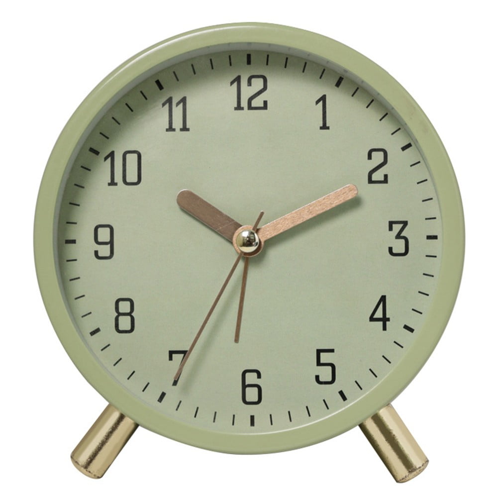 For Bedside Table Compact Table Clock Quartz Alarm Clock Work Focus ...