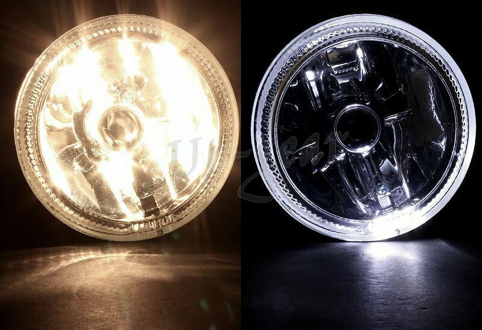 For BlingLights BL5000K 4-Inch Round White Halo Halogen Fog Light Kit ...