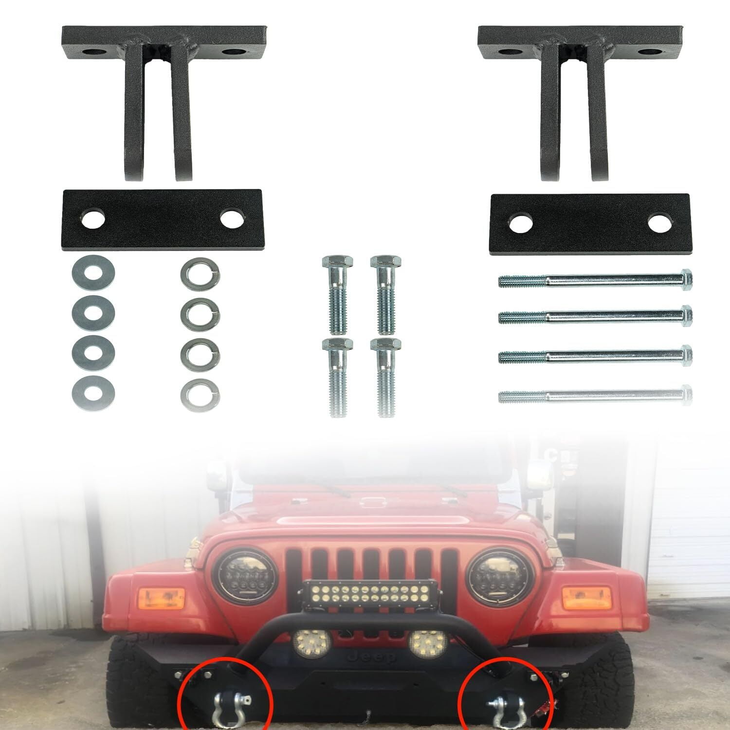 For Blue Ox BX88230 Bolt-On Adapter Universal BX Tabs Tow Bar Base ...