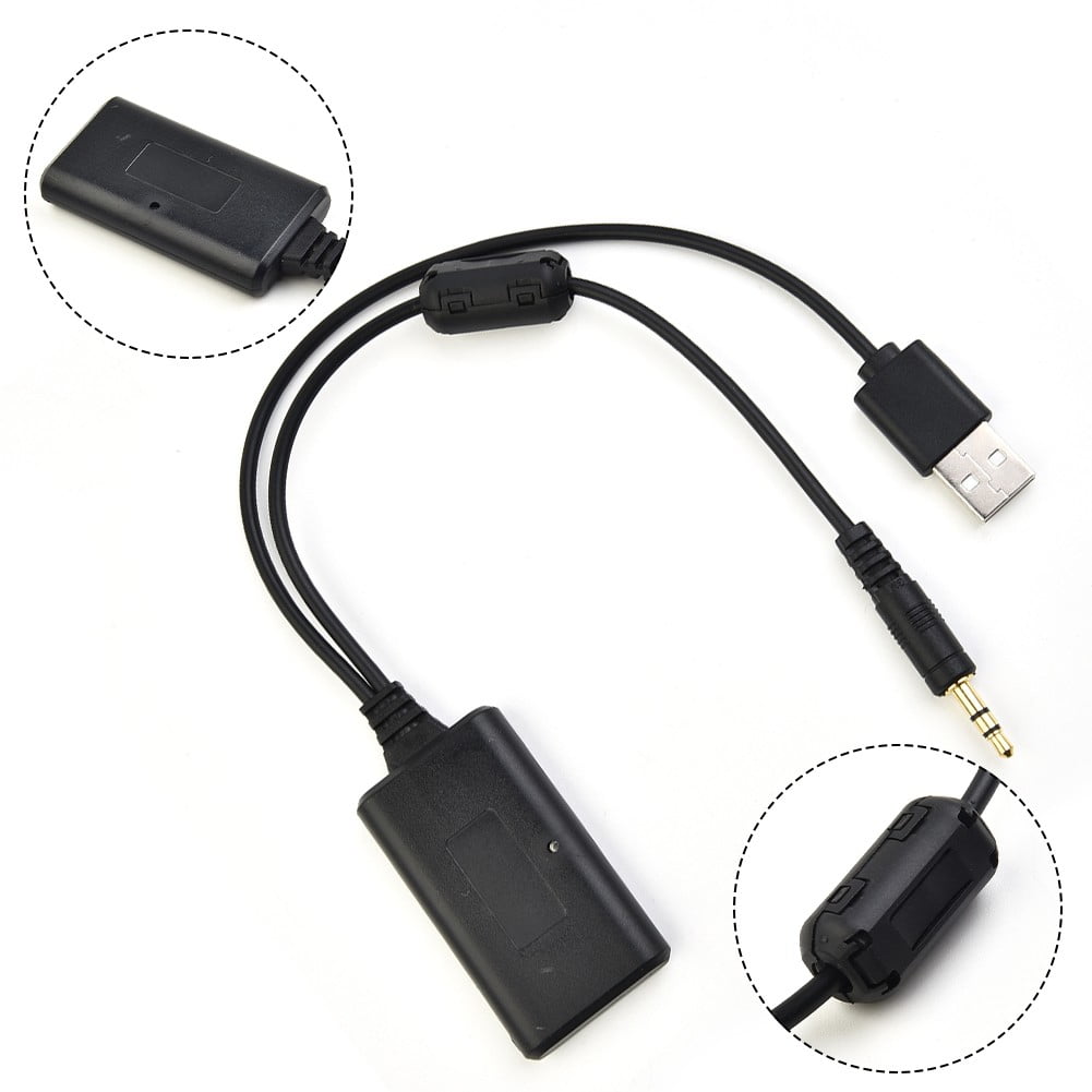 For BMW E90 E91 E92 E93 Car Audio Bluetooth Receiver USB Aux Connector 3.5 Mm Plug 5V / 12V ...