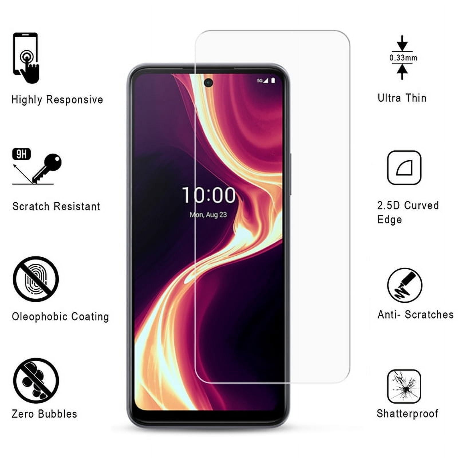 For Boost Mobile Celero 3 5G 2024 3D-Touch Layer 2.5D Round Edge 9H ...