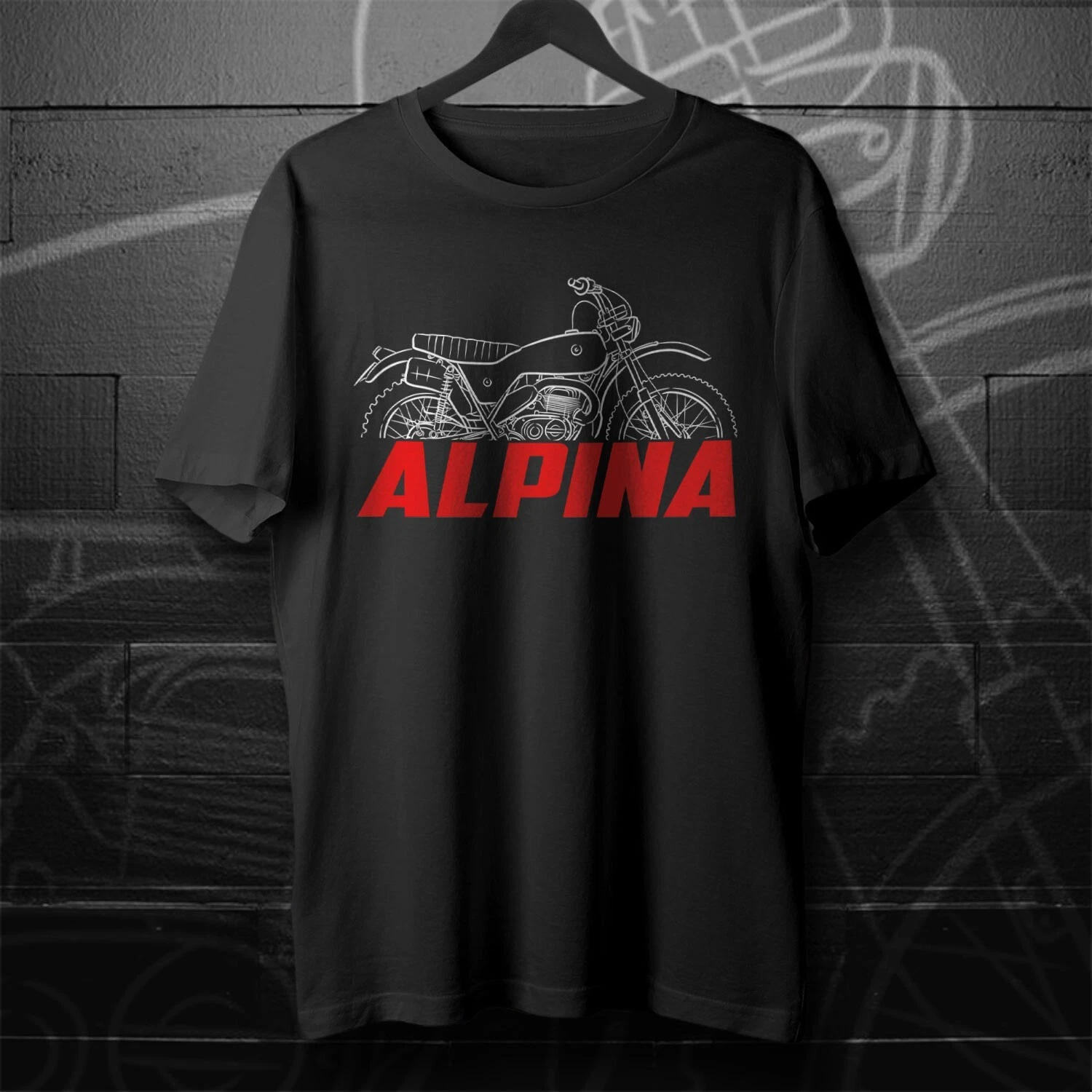 For Bultaco Alpina 1974-1979 fans - Motorcycle T-Shirt - Walmart.com