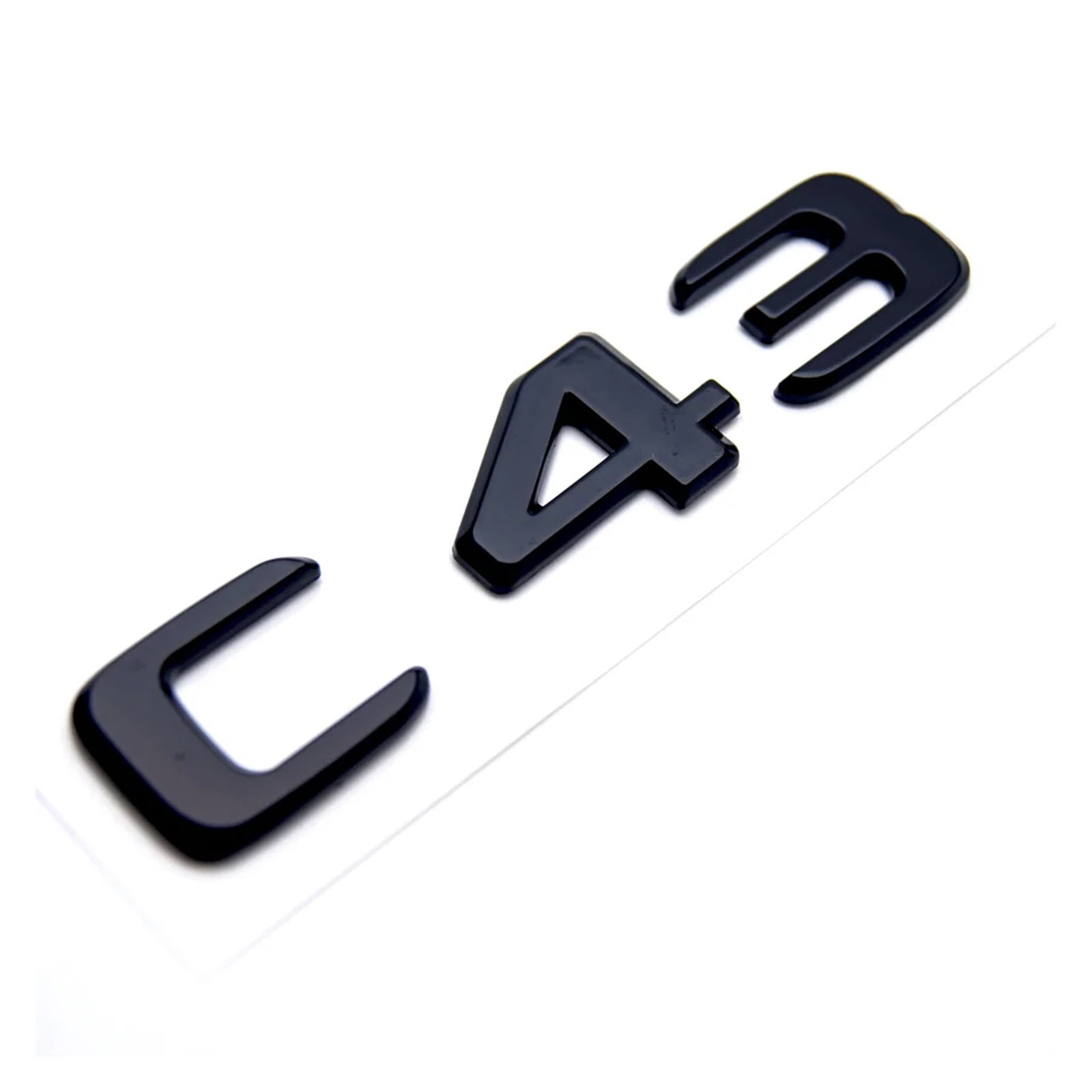 For C Class C43 190E W201 W202 W203 W204 W205 Gloss Black Number Letter ...