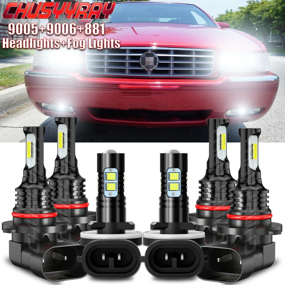 For Cadillac Eldorado 1992-2002 LED Headlight Hi-Low Beam & Fog Lights ...