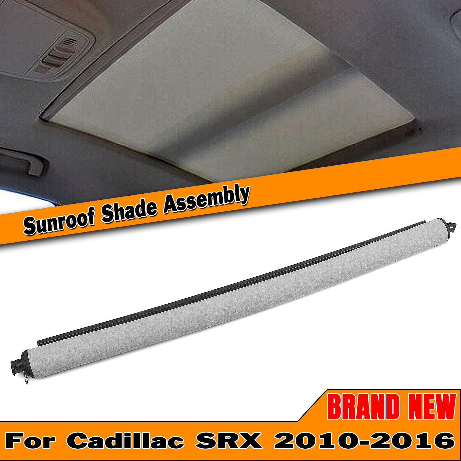 Zcargel Cadillac SRX Sunroof Shade Cover, Gray Nylon, 2010-2016, OE ...