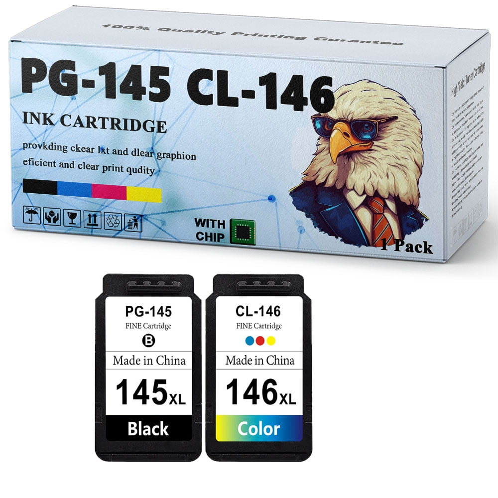 For Canon PG-145 CL-146 PG145 CL146 Ink Cartridges Pixma iP2810 MG2410 ...