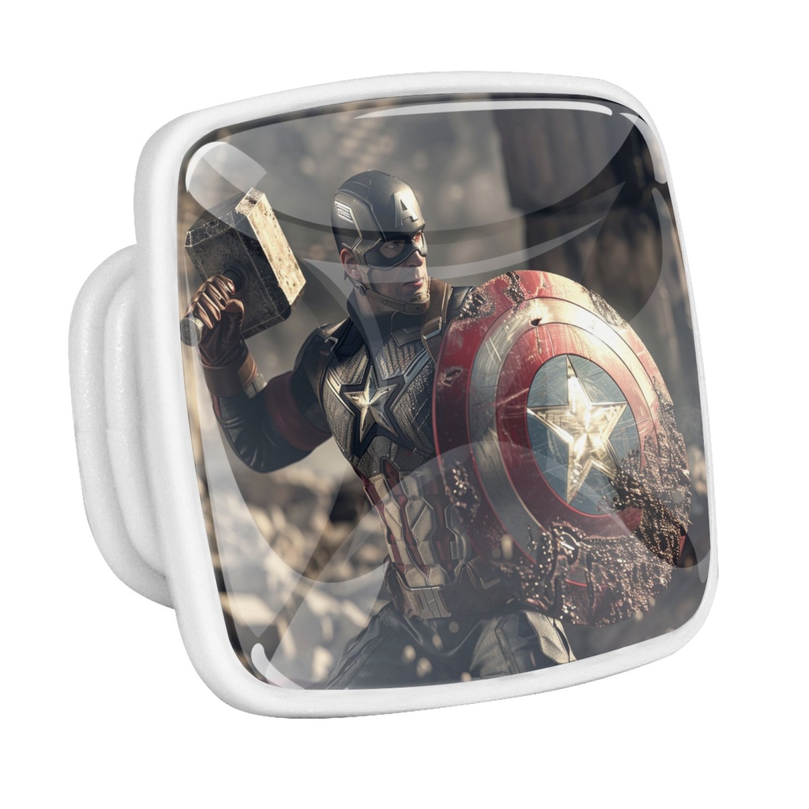 For Captain America Glow-in-the-Dark Dresser Knobs, Cabinet Pulls ...