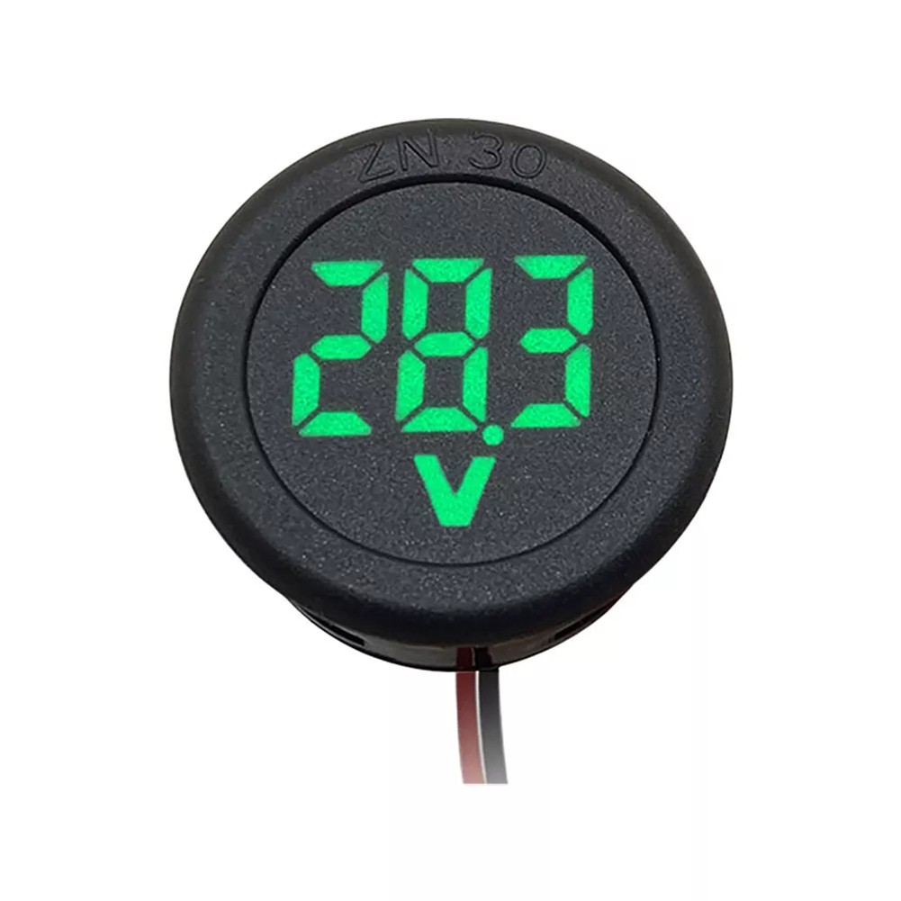 For Car For Dc 4-100V Digital Display Voltmeter Car Voltage Meter For ...