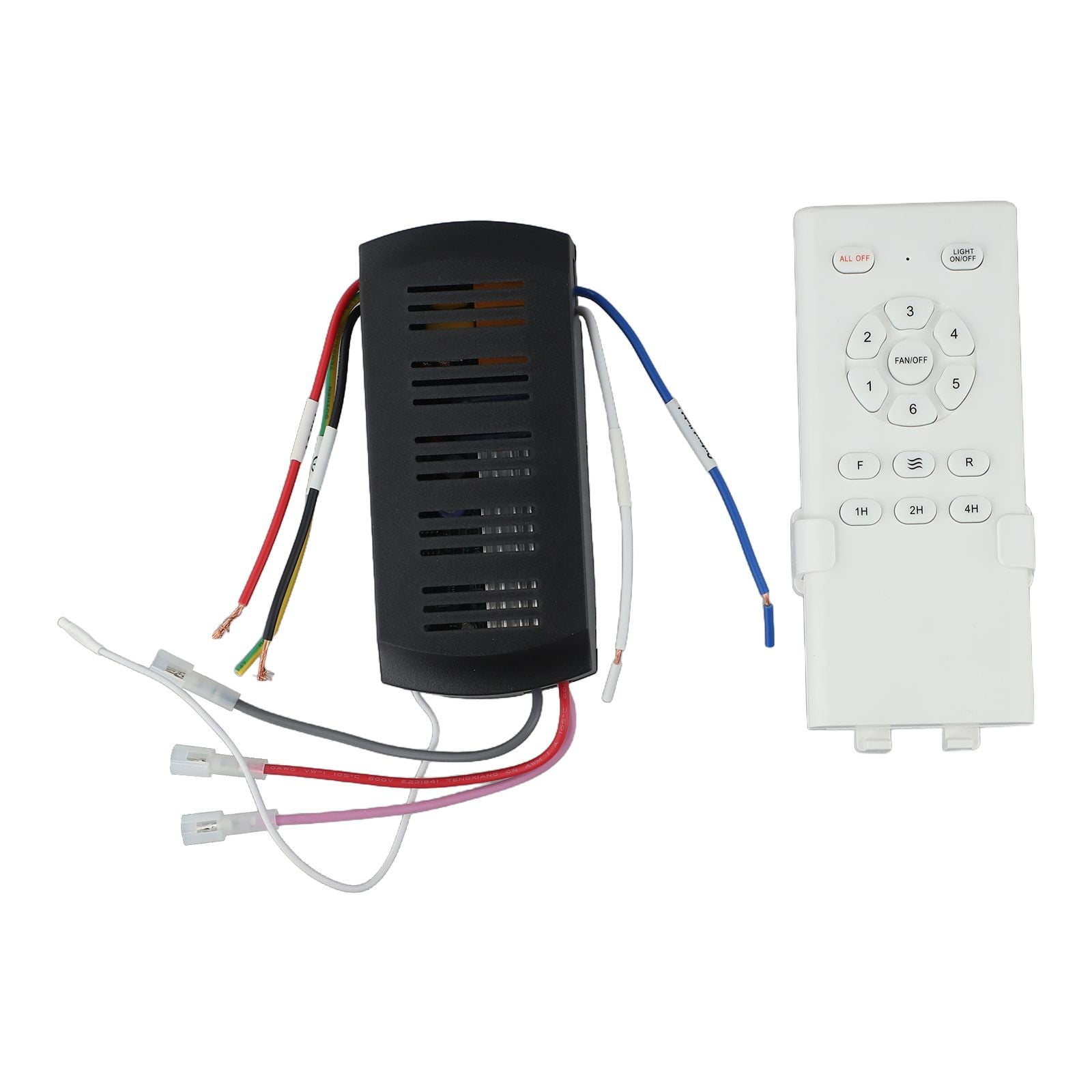 For Ceiling Fan Lights 6 Speed Fan Remote Living Room Bracket Included ...