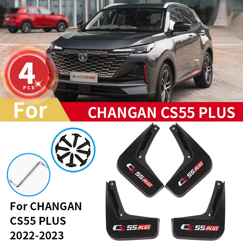 For Changgan Changan Cs55 Plus Mud Flaps 2022 2023 Splash Mudguards ...